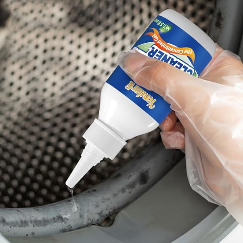 Home Remover Gel, 10 Fl Oz Remover for Washing Machine Refrigerator Strips, Household Front Load Washing Machine Cleaner, Cleaner For Tiles Sealant Bathroom Cleaning Home Sinks Grout Cleaner (5 Floz)