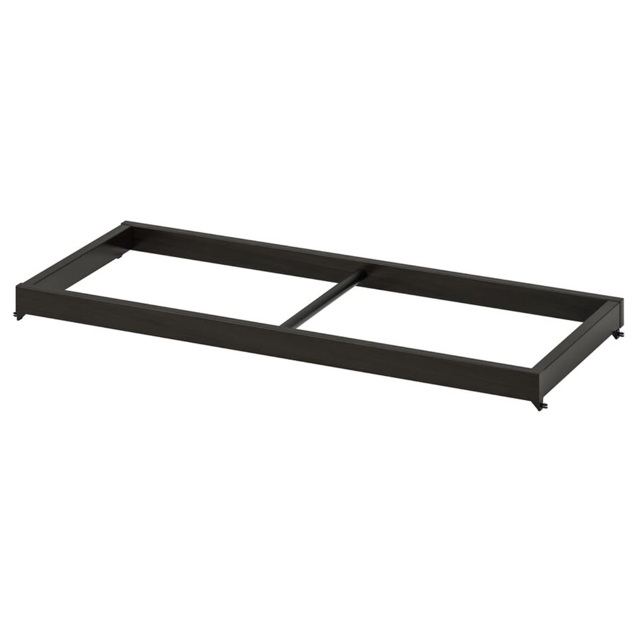 KOMPLEMENT 29 1/2x13 3/4 " Clothes rail 004.464.64 black-brown for PAX wardrobe