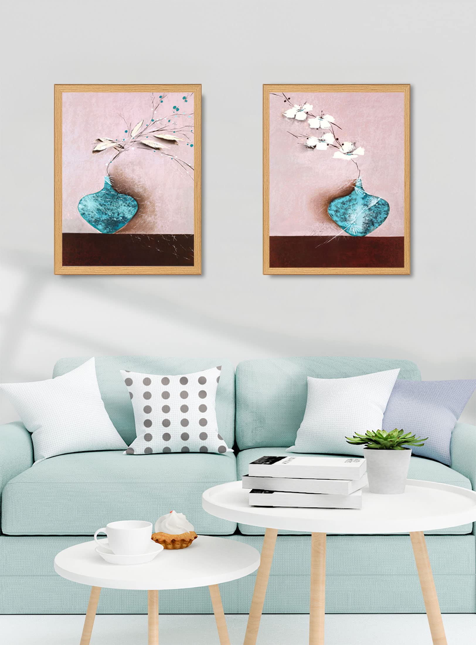 SEEDLING PHOTO FRAME 16x20 Frames Set of 3, 16x20 Picture Frames for Wall, Wooden Poster Frames with Plexiglass for Prints, Poster, and Art (Natural Wood)