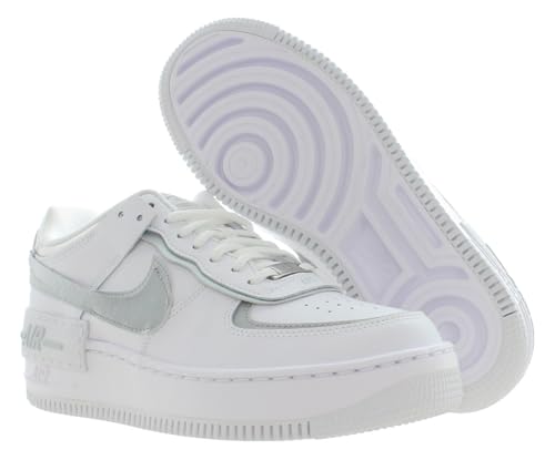 Nike Air Force 1 Shadow Womens White/Metallic Silver Size 8