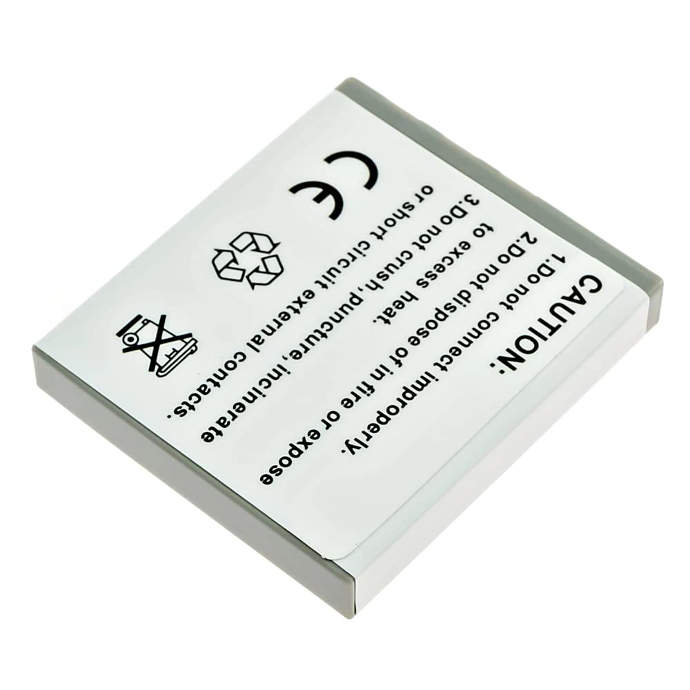 Synergy Digital Digital Camera Batteries, Compatible with Pentax DL-I95 Digital Camera Batteries (li-ion, 3.7V, 900 mAh), Set of 2