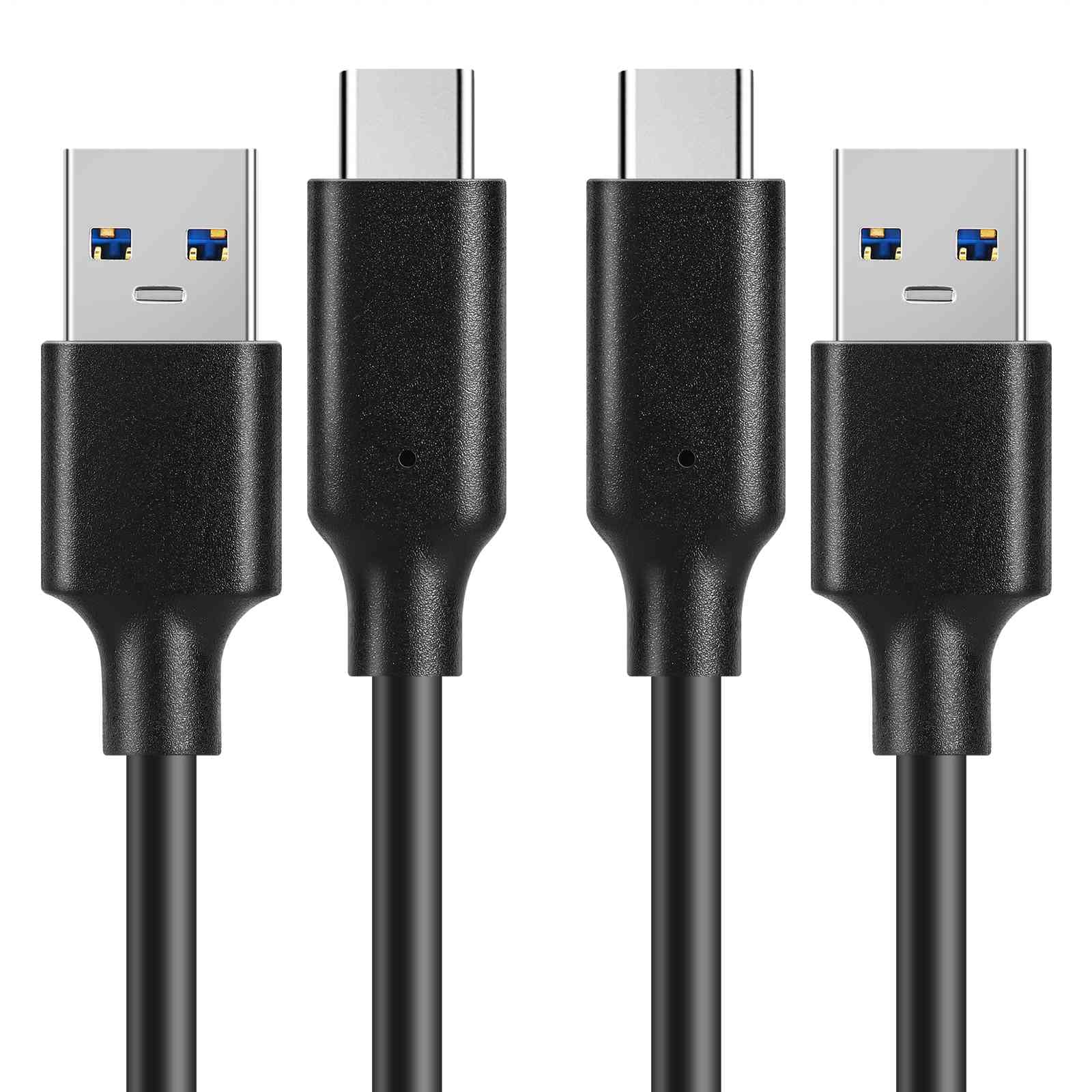 UrbanX (2-Pack USB C Android Auto Cable for Microsoft Surface Duo 2, 3.3FT, 10Gbps, USB C 3.1 Gen 2 USB-A, 3A Type C Charger Fast Charging Sync Data Transfer Cord