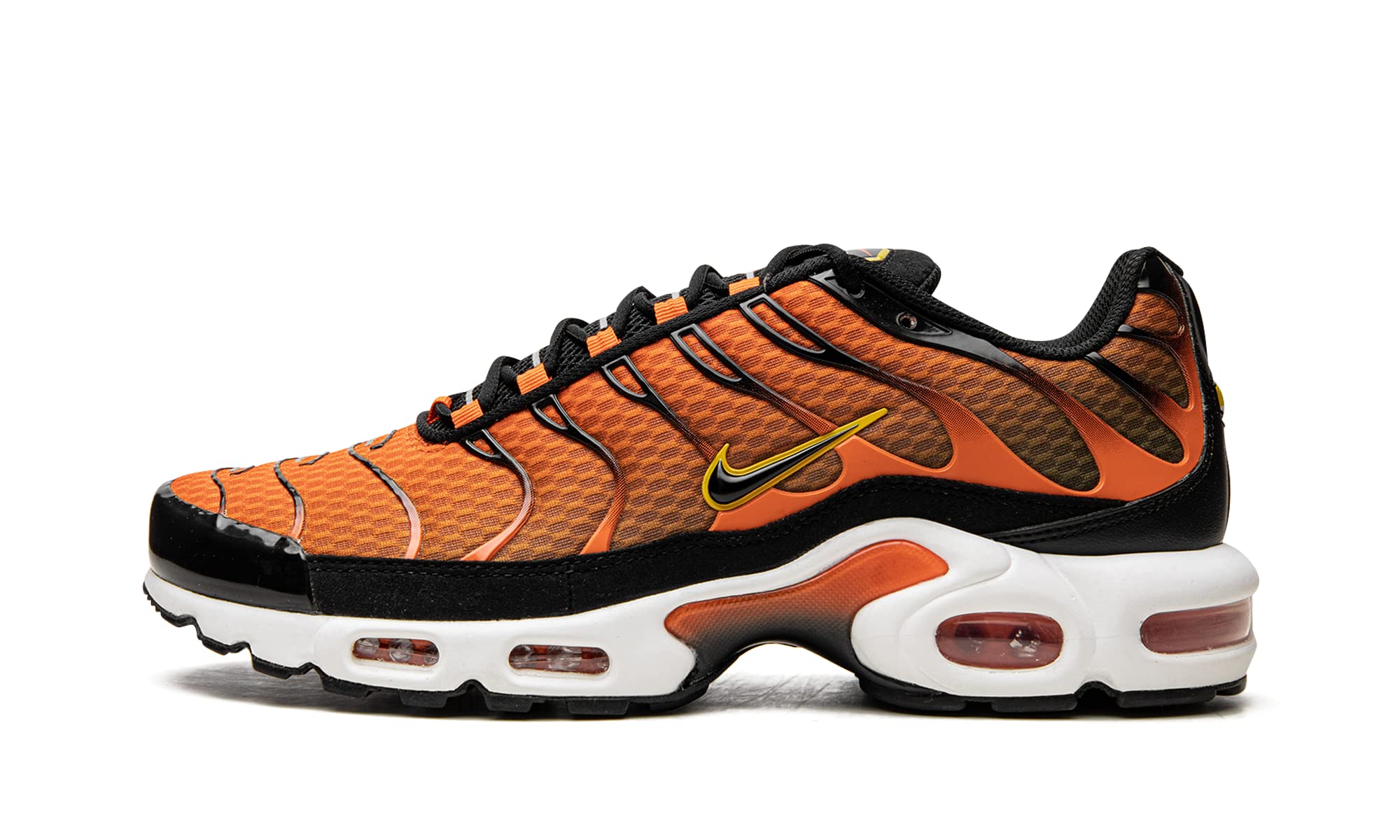 Nike mens Air Max Plus Shoes, Safety Orange/University Gold, 12