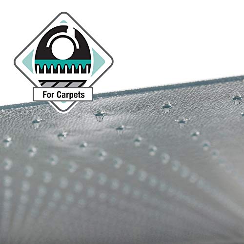Floortex Polycarbonate XXL Office Mat 60" x 79" for All Pile Carpets