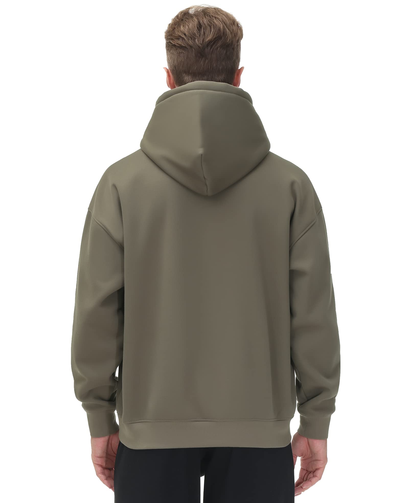 THE GYM PEOPLE Men's Fleece Pullover Hoodie Loose Fit Ultra Soft Hooded Sweatshirt With Pockets Grey