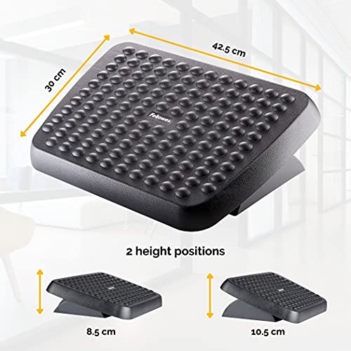 Fellowes 48121 Standard Foot Rest, Graphite