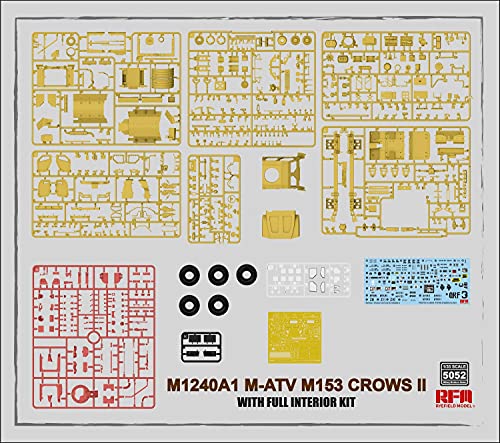 RFMRM5052 1:35 Rye Field Model M1240A1 M-ATV M153 Crows II with Full Interior [Model Building KIT]
