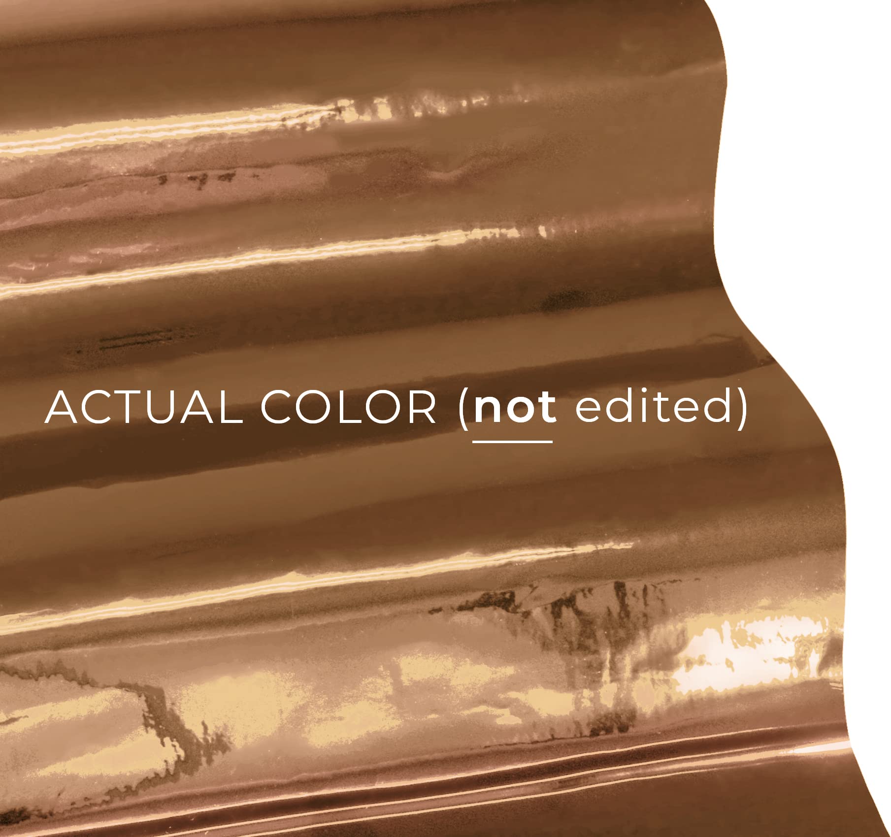 VViViD Chrome Gloss Bundle DECO65 Permanent Adhesive Craft Vinyl for Cricut, Silhouette & Cameo (Gold, Silver, Rose Gold - 7ft x 11.8" Per Roll) + VViViD Clear Transfer Tape Roll (12in x 50ft) i0