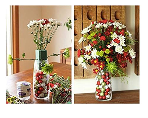 Crafare 6pc Wet Floral Foam Bricks Green Florist Styrofoam Blocks for Spring Fresh Flower Arrangement and Crafts Supply