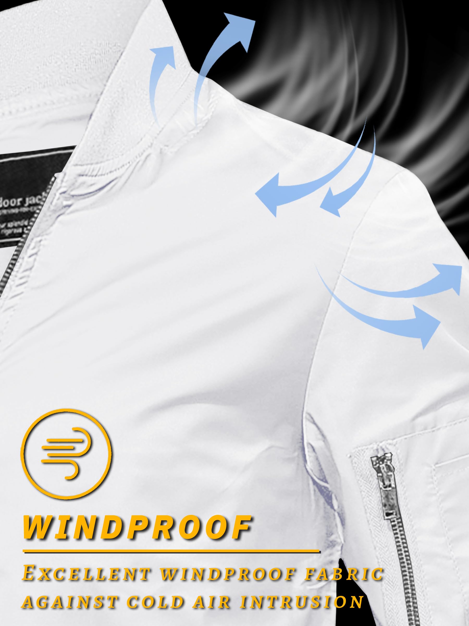 TACVASEN Bomber Jacket Men Varsity Jacket for Men Jackets for Mens Lightweight Bomber Jackets for Men Light Windbreaker Jackets Light Windproof Jacket