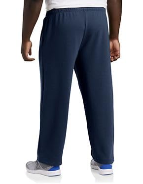 DXL Big + Tall Essentials Men's Big and Tall Fleece Sweatpants Navy 4XLT