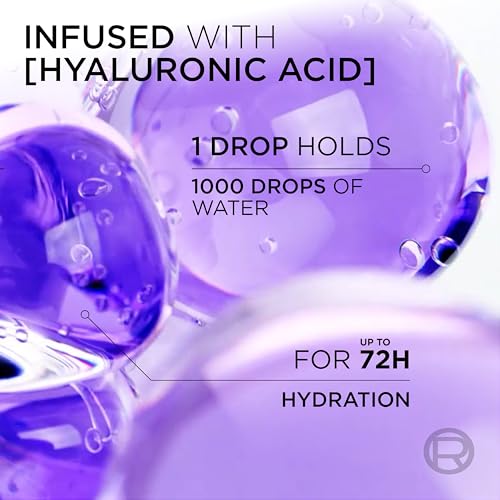 L'Oreal Paris Elvive Hyaluron Plump Hydrating Shampoo for Dehydrated, Dry Hair Infused with Hyaluronic Acid Care Complex, Paraben-Free, 26.5 Fl Oz