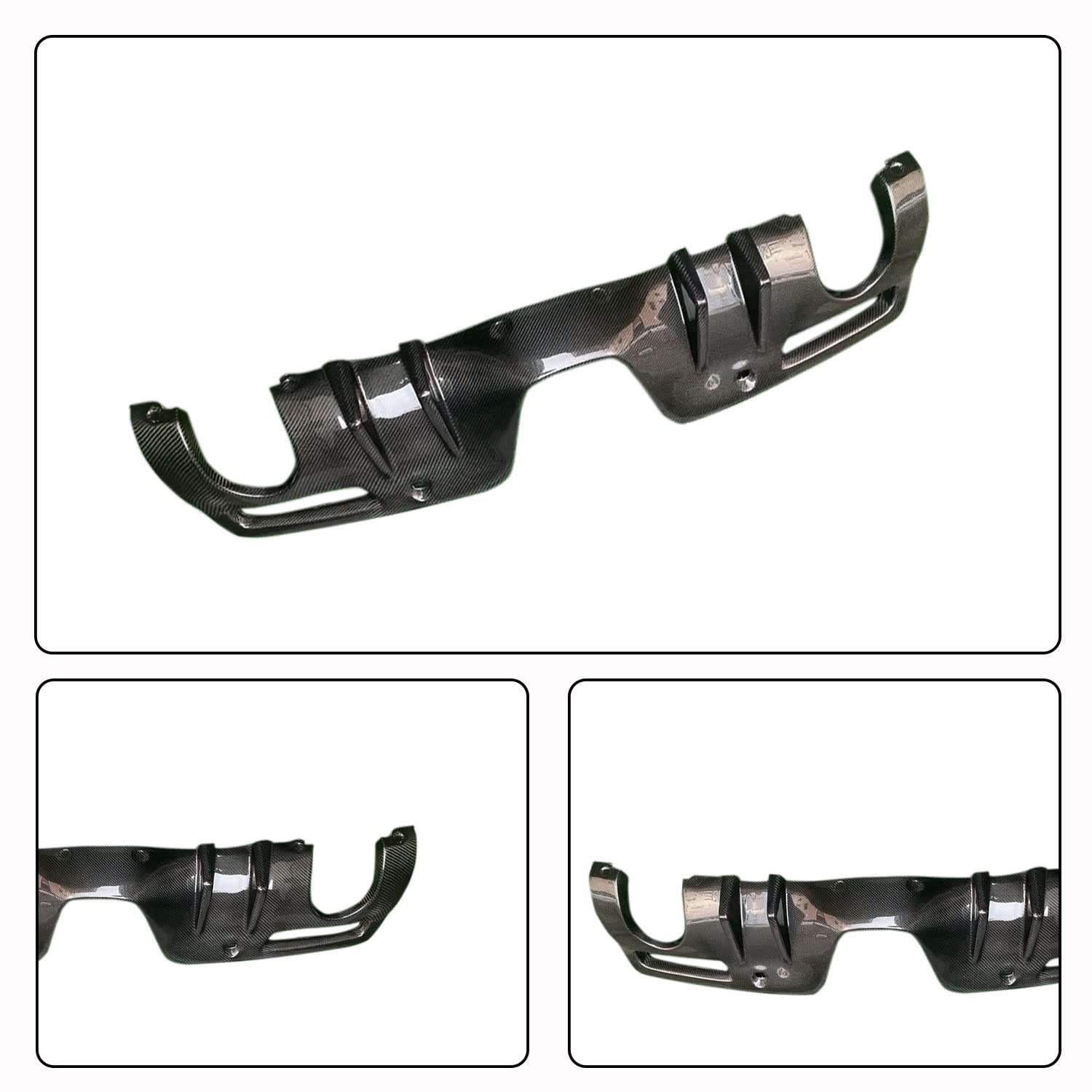 MCARCAR KIT Carbon Fiber Rear Bumper Diffuser for Toyota Supra A90 A91 2019-2022 Coupe 2-Door Lower Bumper Lip Spoiler Valance Protector Factory Outlet
