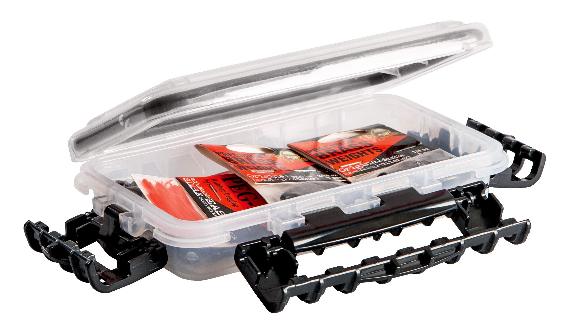 Flambeau Outdoors 4007 Tuff Tainer Divided Fishing Tackle Box and Plano 3440-10 Waterproof Stowaway