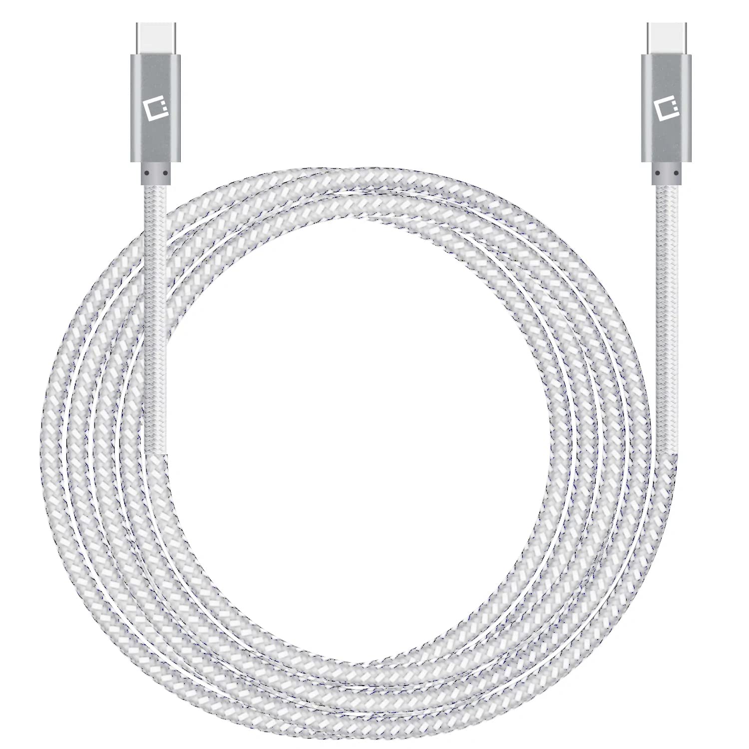 Dual USB-C/PD 60W Fast Charging Cord Compatible with Oppo Reno2 Plus 5Gbps Data Transfer for Power Delivery Hi Capacity Charging (Black)