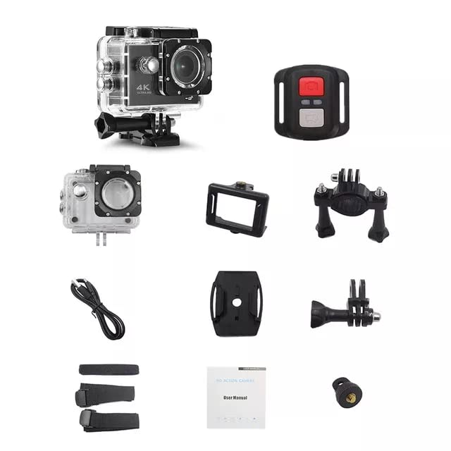 4k 1080p Sports Action Camera Motorcycle Helmet Bicycle Underwater Camera for Phone Slow Motion Diving Cycling
