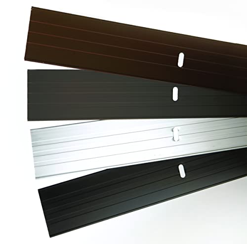 EasyFlex Aluminum Landscape Edging Project Kit, 4 Metal Garden Edging Pieces with Spikes, 24' Kit, Bronze