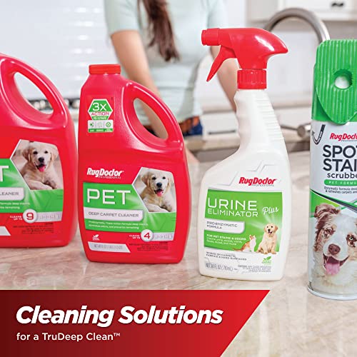Rug Doctor Pet TruDeep Carpet Cleaner, Pet Upholstery Tool, Best-In-Class Suction Power, Dual Brush Cross-Action Technology for One-Pass Cleaning