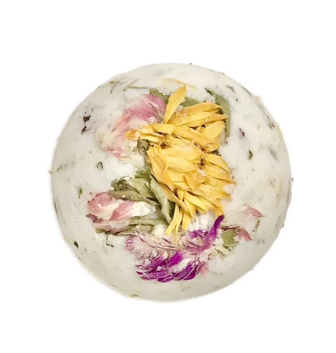 Flower Bombs by Flambeaux | Rose Bath Bomb | Lavender Bath Bomb | Natural Bath Bombs (Lemongrass)