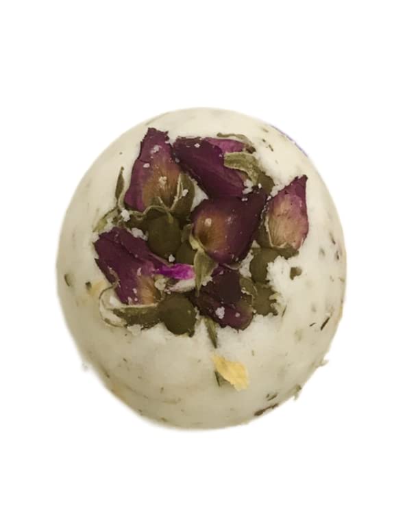 Flower Bombs by Flambeaux | Rose Bath Bomb | Lavender Bath Bomb | Natural Bath Bombs (Lemongrass)