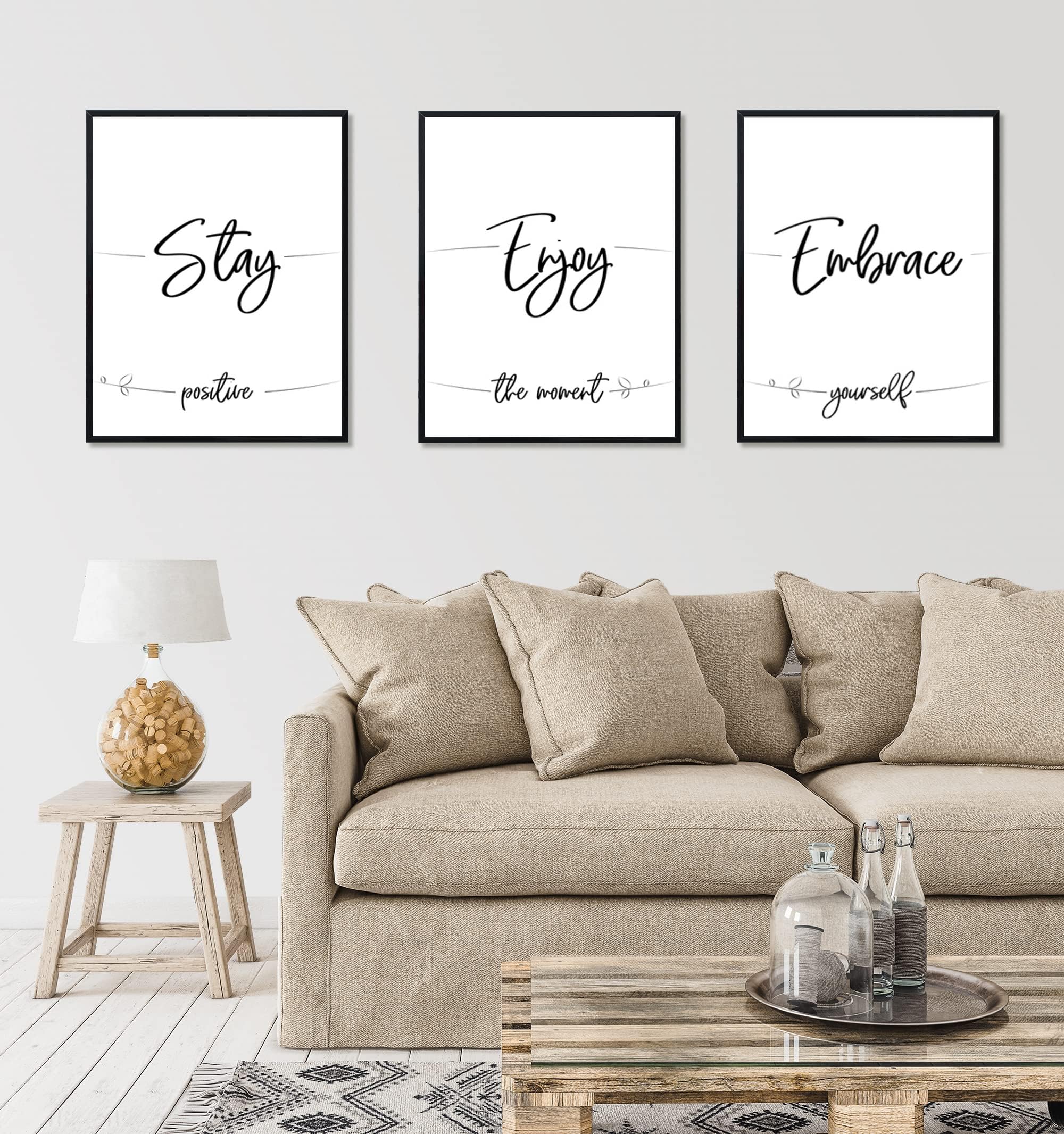 ELSKER&HOME 16x20 Frames, 16x20 Picture Frames 3 Pack for Wall,Picture Poster Frame Black for Horizontal or Vertical Wall Mounting, Sturdy and Scratch-proof
