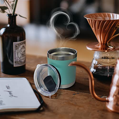 Compatible with YETI Rambler, Ozark Trail, Old Style Rtic, and More - Magnetic Slider Switch Spill Proof Tumbler Cover (Black 30oz 1Pc)