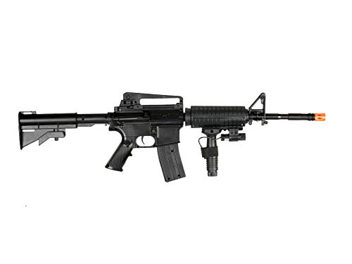 GoldenBall M4A1 Spring Airsoft Rifle Carbine M4 AR15 AR-15 with 1000 Rounds Bag of BBS