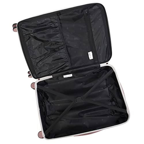 it luggage Sheen 31" Hardside Checked 8 Wheel Expandable Spinner, Marmo Rose Print, 32"