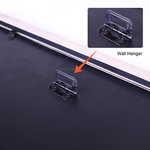 PUEOR 16x20 Poster Frame Picture Frames Black - 3 Pack - Display11x14 with Mat or 16x20 Photos without Mat - Solid Wood with Plexiglass - Wall Mounting Horizontal and Vertical (16x20 Inch)