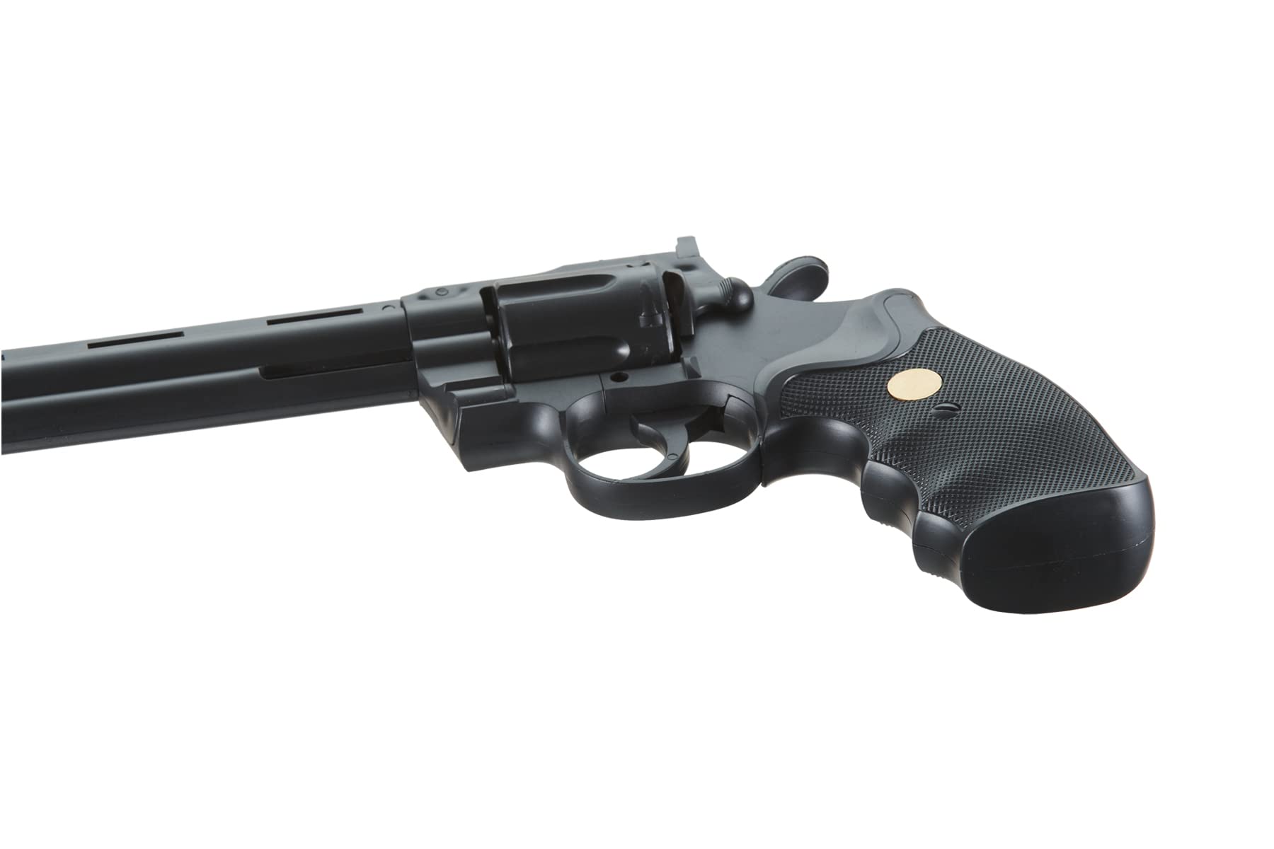 Airsoft 36B Spring Revolver Low Powered Airsoft Pistol Durable Plastic -Black