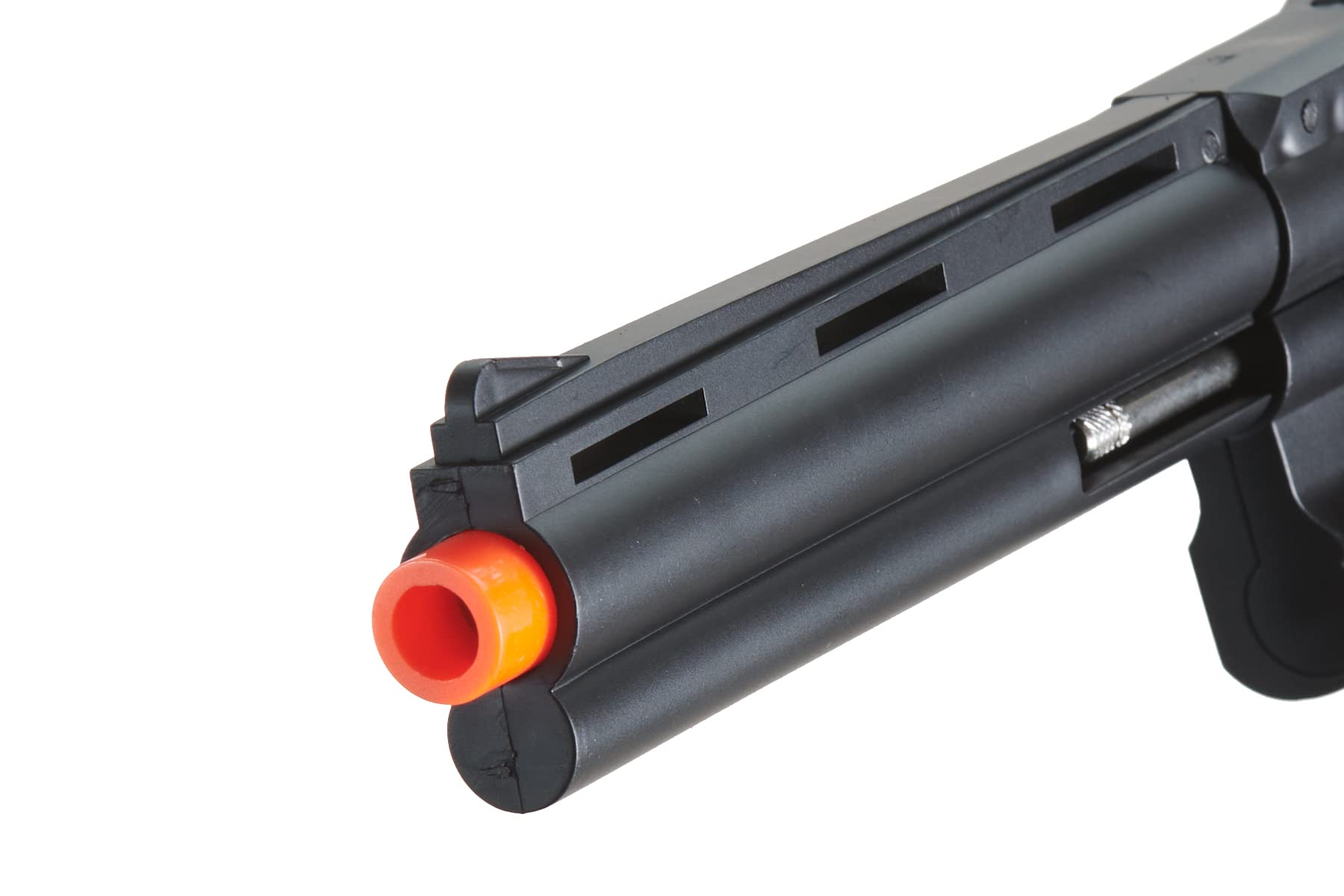 Airsoft 36B Spring Revolver Low Powered Airsoft Pistol Durable Plastic -Black