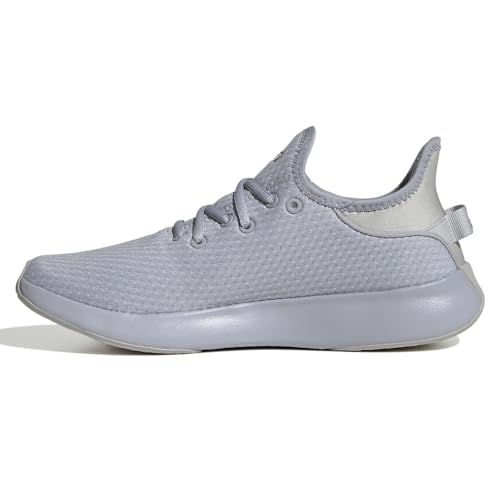 adidas Women's Cloudfoam Pure Sportswear Sneakers, Halo Silver/Orbit Grey/Grey, 10