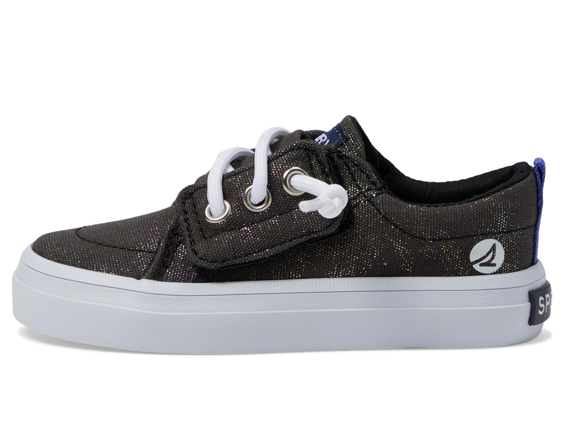 Sperry Kids Footwear Crest Vibe Jr Sneaker, Black, 11 US Unisex Little Kid