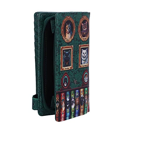 Nemesis Now Women's Mad About Cats, Green, 18.5cm