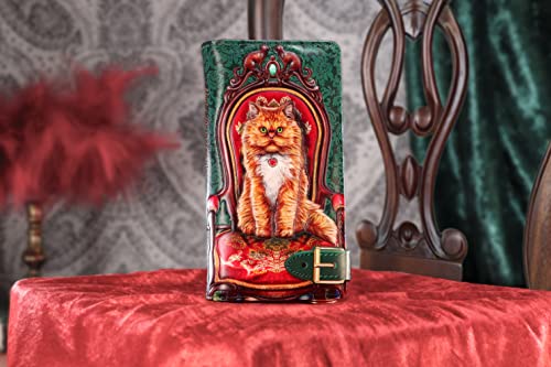 Nemesis Now Women's Mad About Cats, Green, 18.5cm