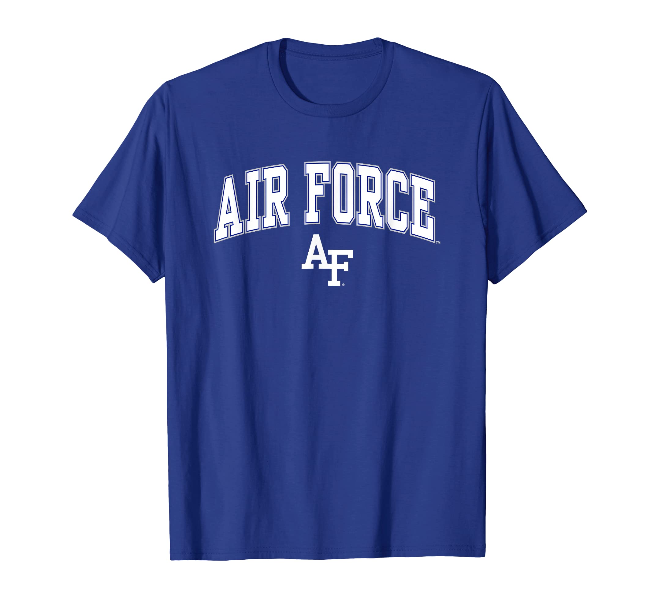 Elite Authentics Air Force Falcons Arch Over Royal Officially Licensed T-Shirt