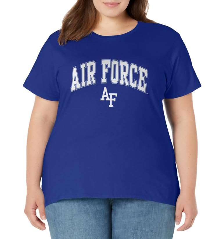 Air Force Falcons Womens Arch Over Royal Officially Licensed T-Shirt