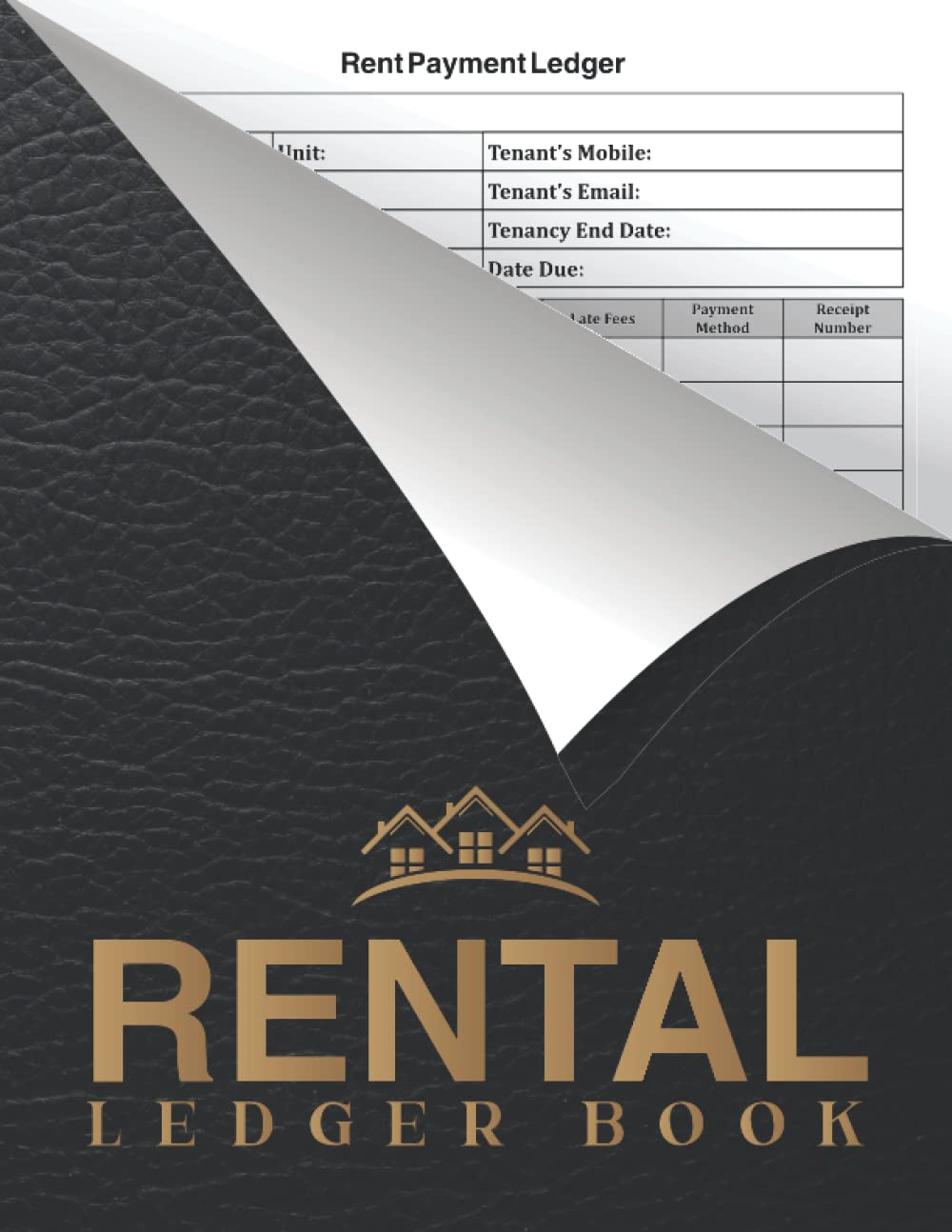 Simple Rental Ledger Book | Rental Income & Expenses Tracker Organizer Log Book | Keep Track and Record of Your Rent Payment | Rental Property Record ... Management | 110 Pages | leather cover design
