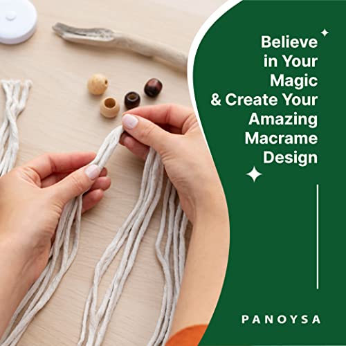 3 in 1 Macrame kit Adult Beginner: 3 DIY Christmas Macrame Tree, Crafts for Adults, Macrame Cord 3mm, Boho Christmas Decor, Macrame Kits for Adults with Written Instructions and Video Tutorials