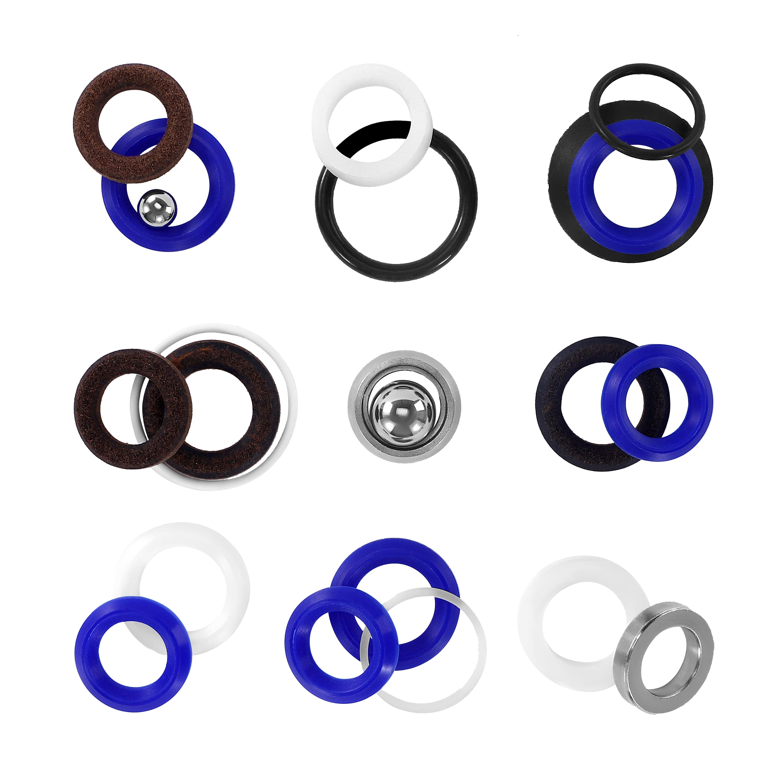 TasuoX 244194 Pump Repair Packing Kit for Graco Airless Paint Sprayer 295 390 395 490 495 595 3400 Aftermarket, Pump Sprayer Repair Kit