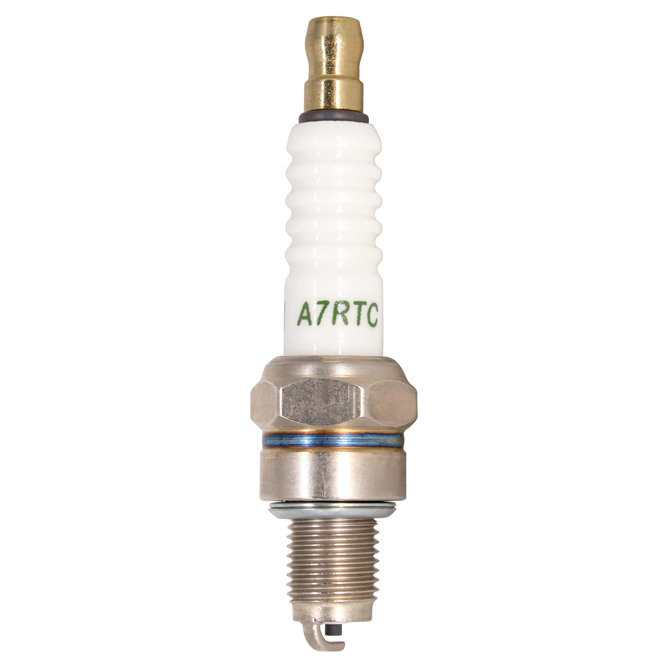 2PK TORCH A7RTC Screw Terminal Spark Plug Replace for NGK 4549 CR7HSA Spark Plug, for Denso 4008/U22FSR-U 5383/IUF22, for Bosch UR3AS Spark Plug, for Champion Z9Y Copper Plus Spark Plug 808, OEM