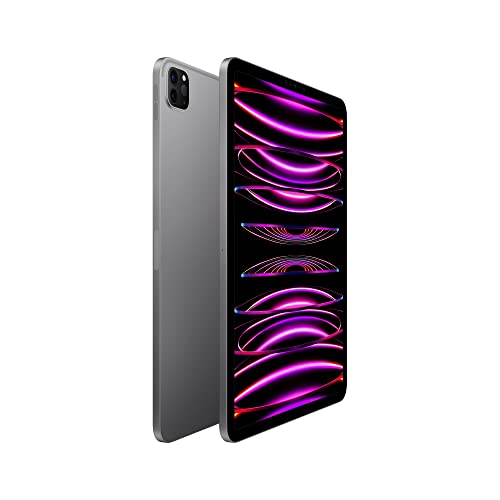 Apple iPad Pro 11-inch (4th Generation): with M2 chip, Liquid Retina Display, 2TB, Wi-Fi 6E, 12MP front/12MP and 10MP Back Cameras, Face ID, All-Day Battery Life – Space Gray