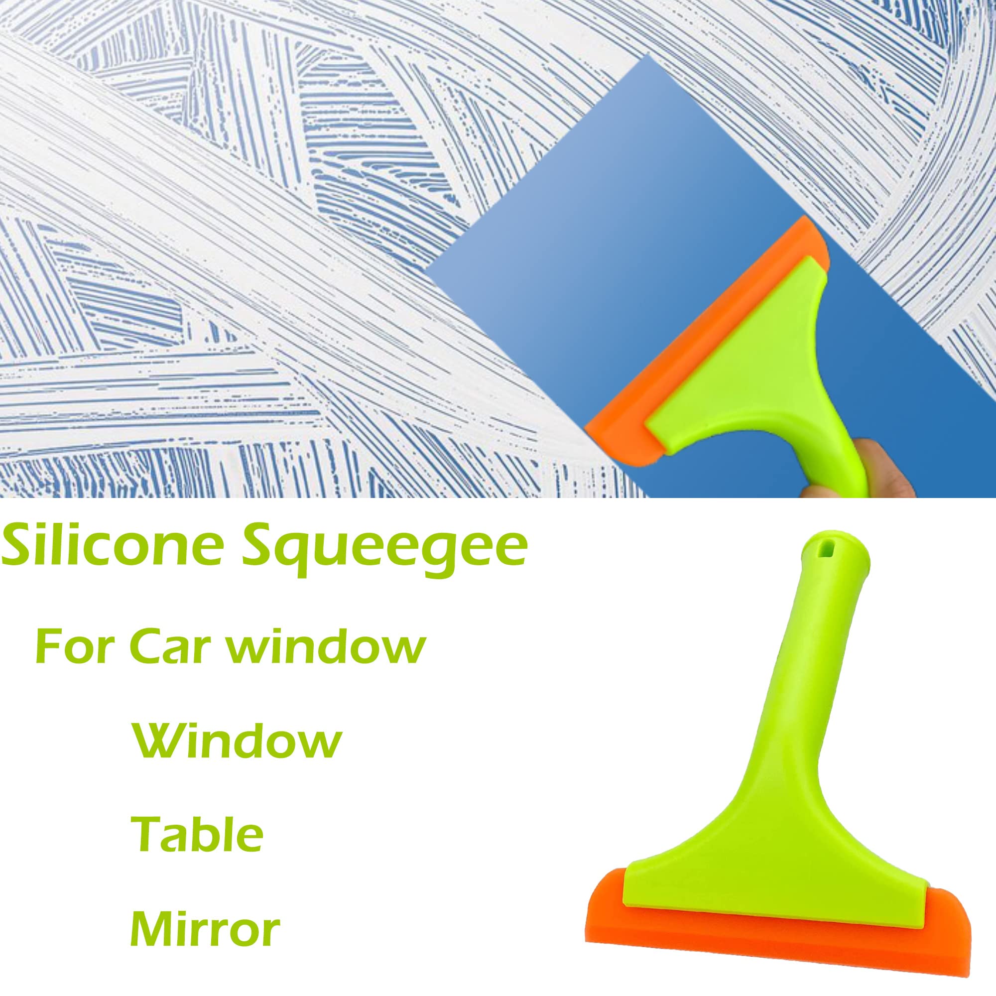 Spanno Vinyl Wrap Tool Kit Window Tint Vinyl Wrap Installation Kit, Include Felt Squeegee, Heat Gun, Utility Knife, Wrapping Bag, Water Blade, (10 Pcs Tinting Kit)