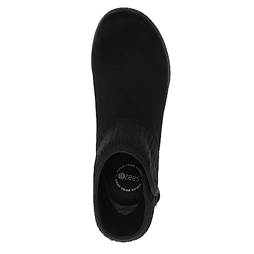 BZees Womens Gloria Ankle Boot Black 9 M