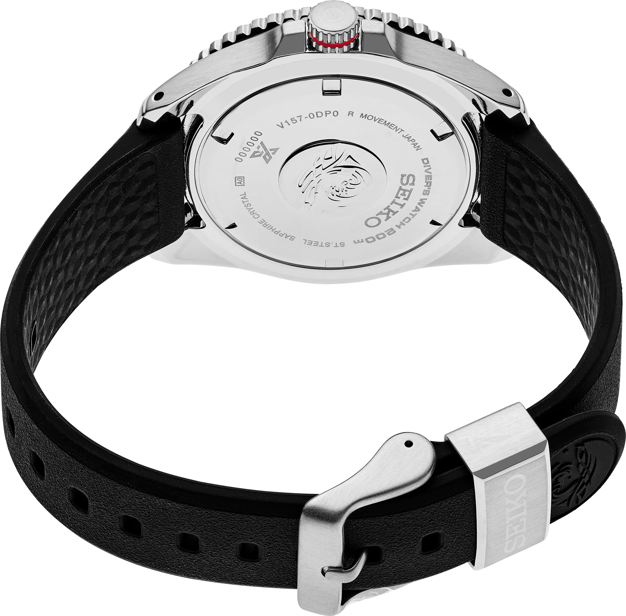 SEIKO SNE593 Solar Dive Watch for Men - Prospex Collection - LumiBrite Hands, 10-Month Power Reserve, Stainless Steel Case - Water Resistant 200M
