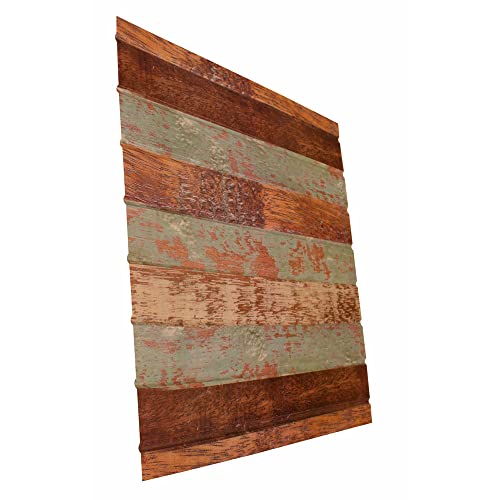 From Plain To Beautiful In Hours 1011 Designer Panel PVC 2' x 2' Drop in Ceiling Tile, Pack of 25, Wood, 25 Piece