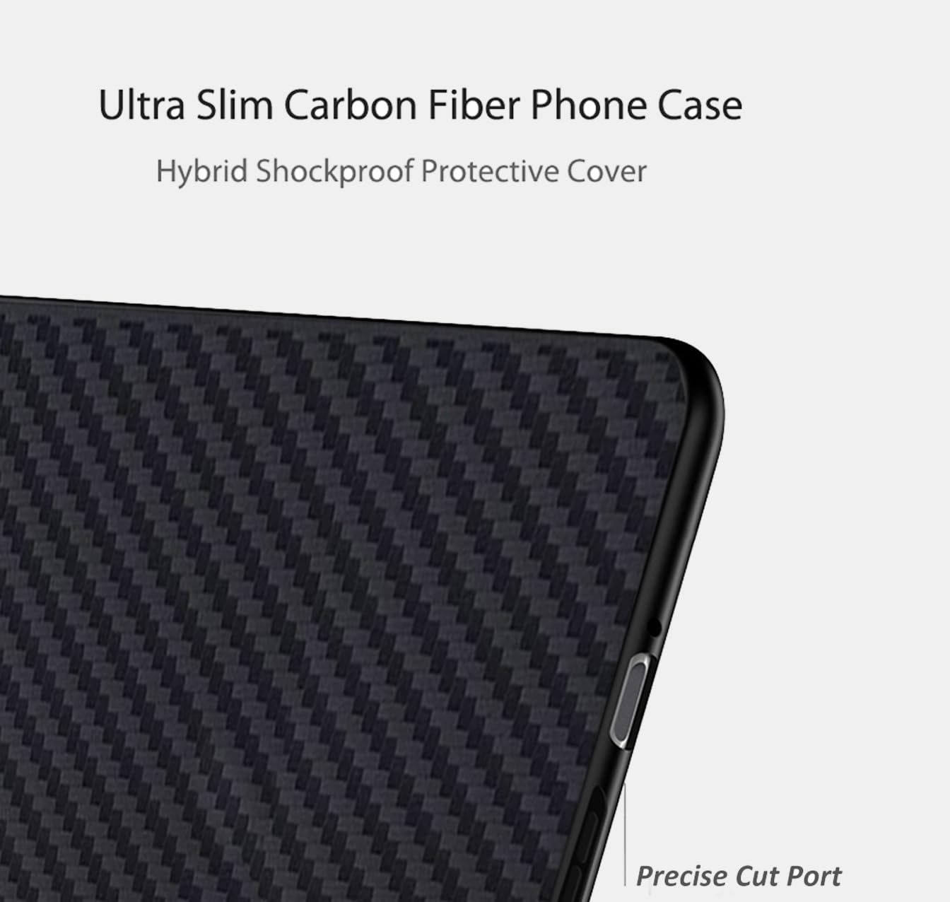 Ftonglogy for OnePlus 10T 5G Case: for OnePlus Ace Pro Phone Case, Slim Carbon Fiber Classic Design Soft Hybrid Shockproof Protective Cover Case for 1+ 10T (Black)