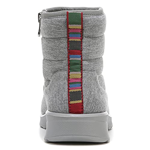 BZees Women's Glacier Ankle Boot, Grey, 10