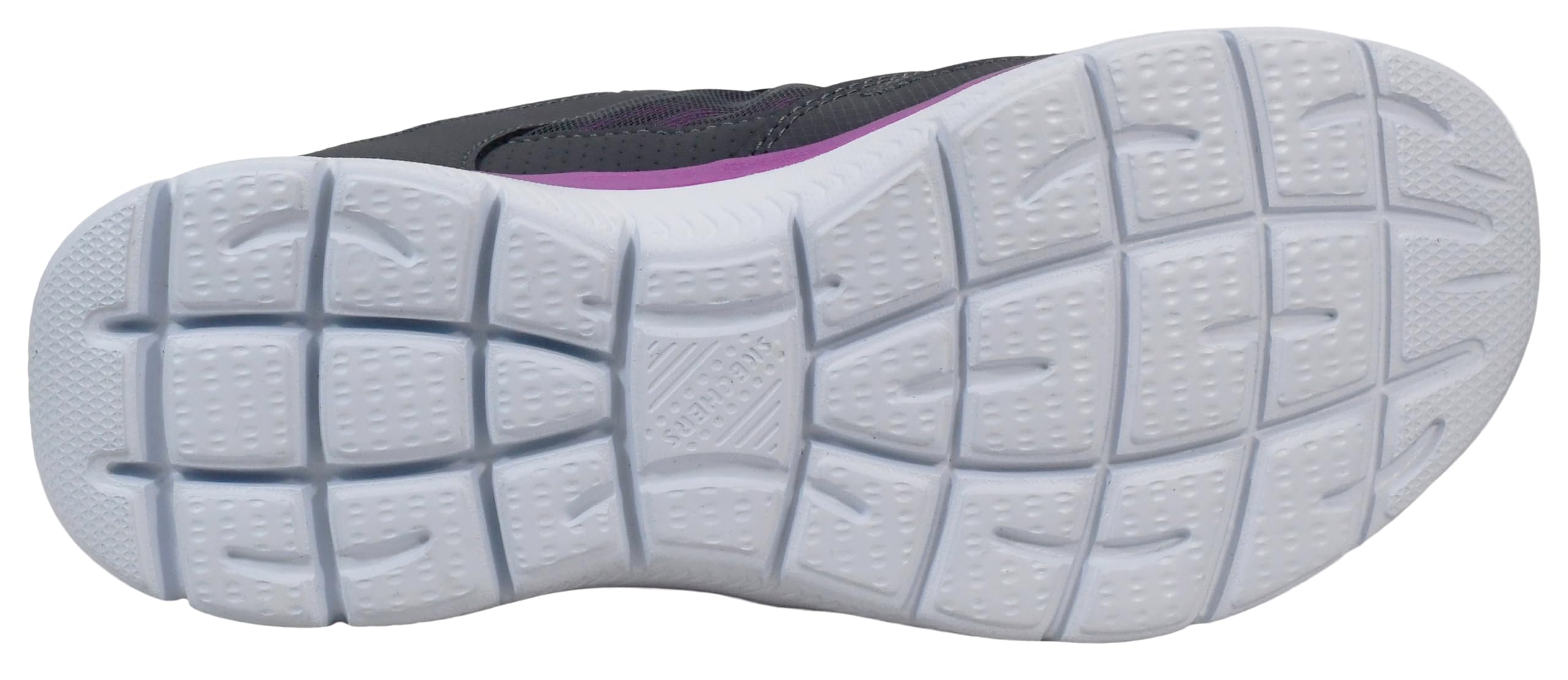 Skechers Women's Summits - New World Sneaker, Charcoal/Purple, 8 W US