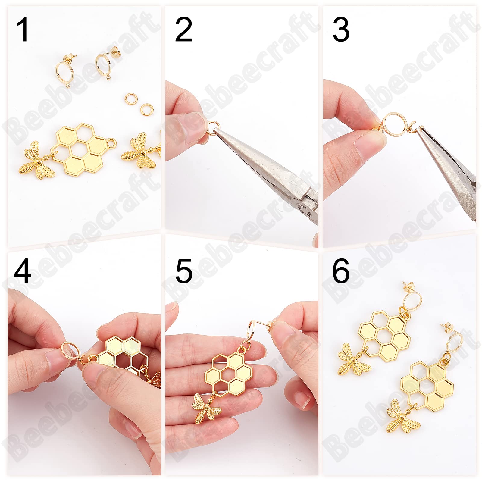 Beebeecraft 1 Box 20Pcs 18K Gold Plated Stud Earrings with Loop Simple Circle Geometry Earring Posts with 20Pcs Butterfly Ear Back for Valentine's Day Jewelry Making